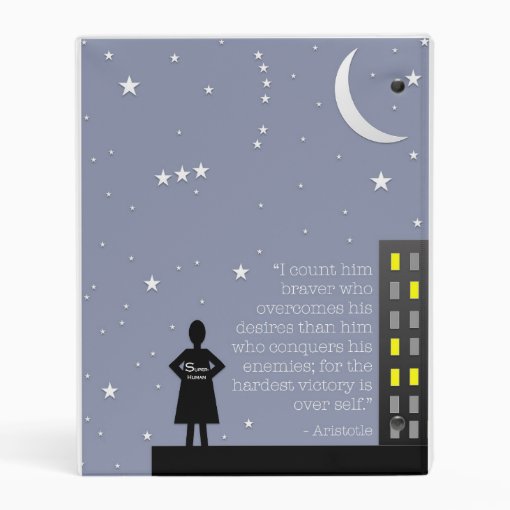 Aristotle's Mastery of Self Mini Binder | Zazzle