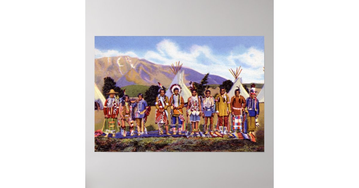 Arizona Apache Indians Camp Poster | Zazzle
