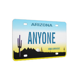 Arizona Custom License Plate | Zazzle