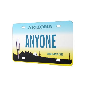 Arizona Custom License Plate | Zazzle