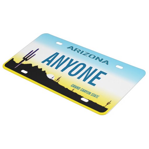 Arizona Custom License Plate | Zazzle