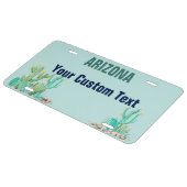 Arizona Custom Personalized Cactus Cacti License Plate | Zazzle