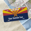 Arizona Custom Personalized Flag Star License Plate | Zazzle