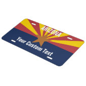 Arizona Custom Personalized Flag Star License Plate | Zazzle