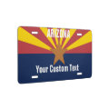 Arizona Custom Personalized Flag Star License Plate | Zazzle