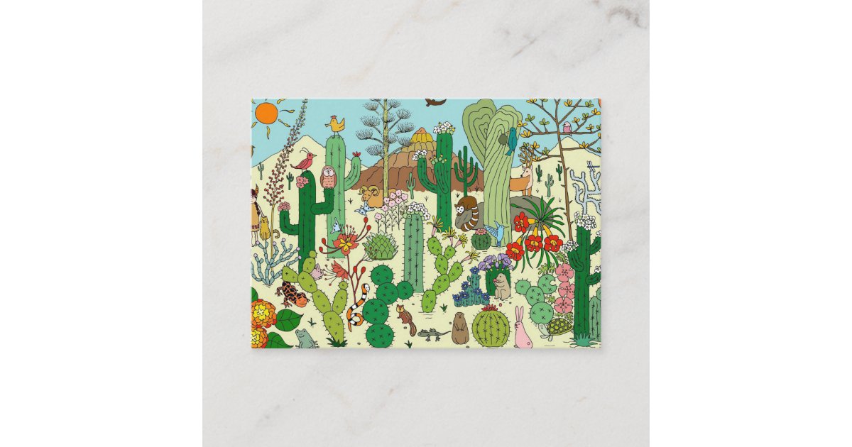 Arizona Desert Business Card | Zazzle