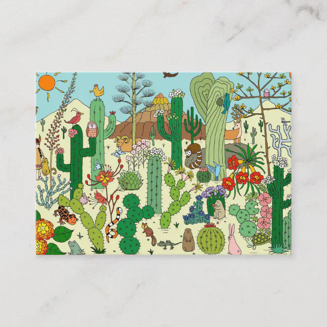 Arizona Desert Business Card | Zazzle
