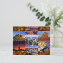 Arizona Desert Collage Postcard | Zazzle