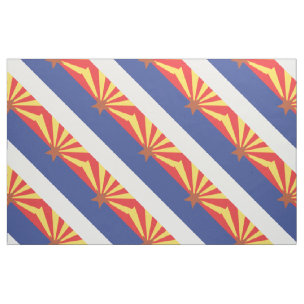 Arizona State Flag Fabric | Zazzle