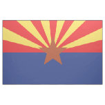 Arizona State Flag Shield Fabric | Zazzle.com