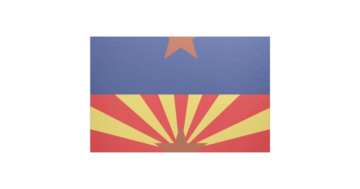 ARIZONA Flag - Fabric | Zazzle
