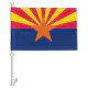 Arizona Flag image for Car Flag | Zazzle
