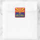 ARIZONA FLAG SQUARE STICKER | Zazzle