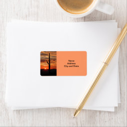 Arizona landscape sunset label | Zazzle