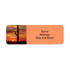 Arizona landscape sunset label | Zazzle