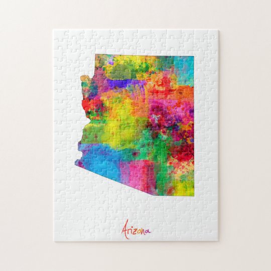 Arizona Map Jigsaw Puzzle | Zazzle.com