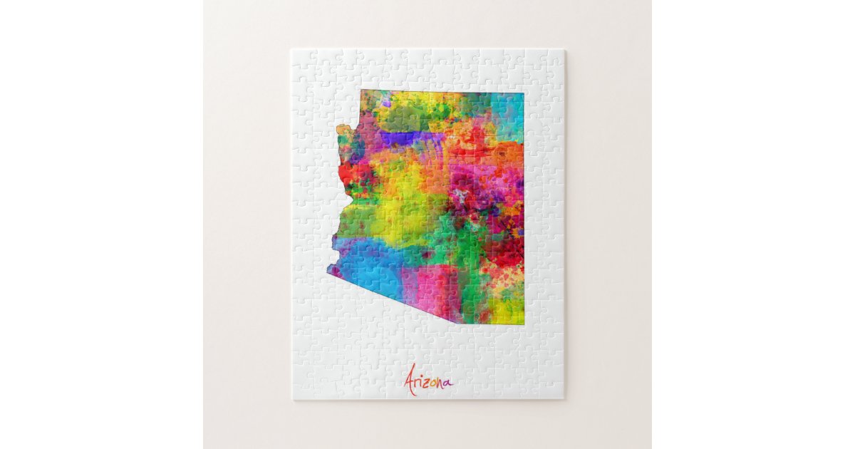 Arizona Map Jigsaw Puzzle | Zazzle