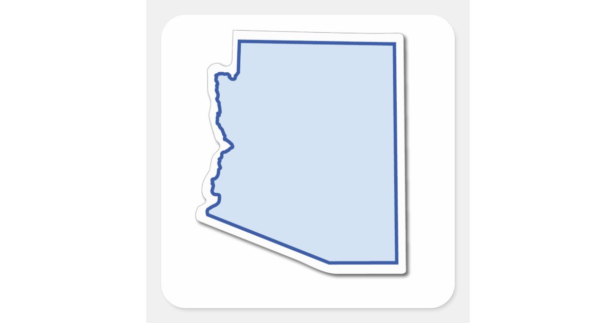 Arizona Outline Sticker | Zazzle