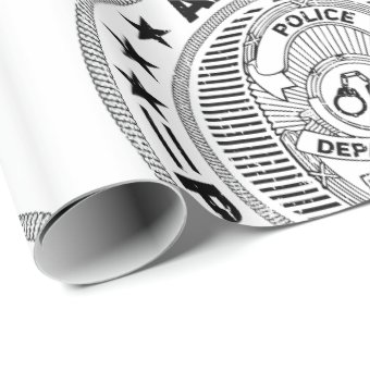 Arizona Police Officer Wrapping Paper | Zazzle