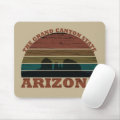 Arizona sedona Grand canyon landscape retro Mouse Pad | Zazzle