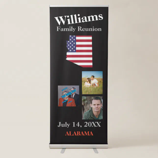 ARIZONA STATE Family Reunion Create Your Own Retractable Banner | Zazzle