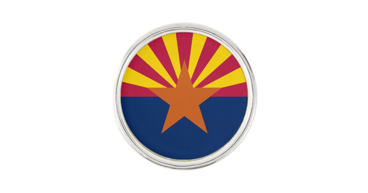 Arizona State Flag Lapel Pin | Zazzle
