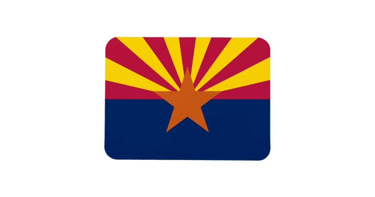 Arizona State Flag Magnet | Zazzle