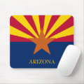 Arizona State Flag Mouse Pad Customize Text | Zazzle