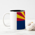 Arizona State Flag Two-Tone Coffee Mug | Zazzle