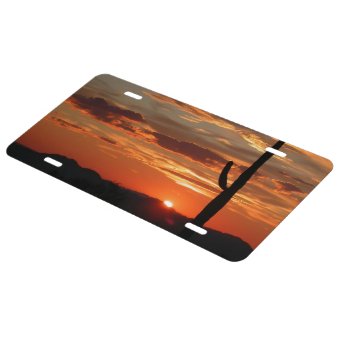 Arizona Sunset License Plate | Zazzle