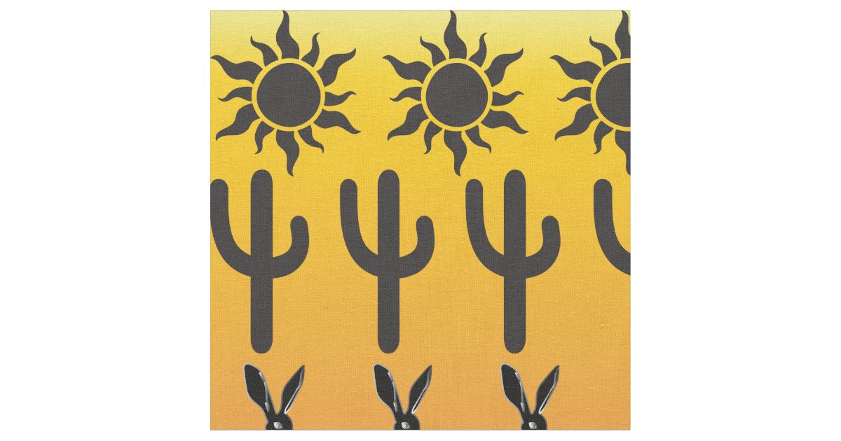 Arizona Sunset Pattern Fabric | Zazzle