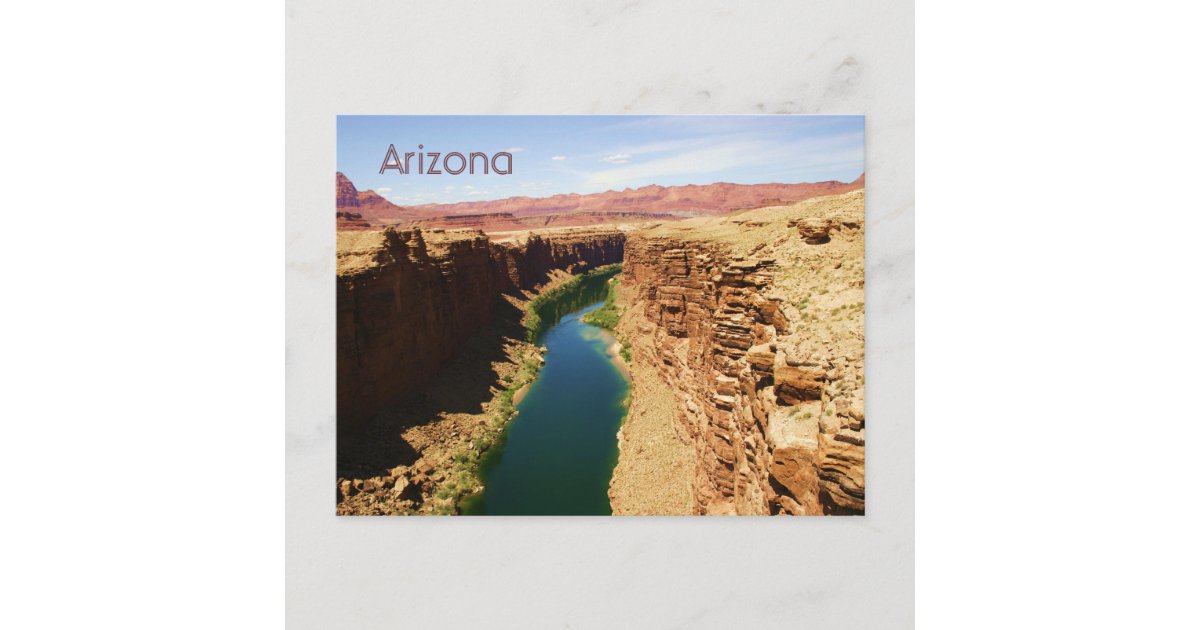 Arizona Travel Poster Style Landscape Photograph Postcard | Zazzle
