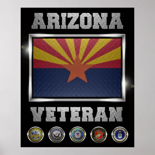 Arizona Veteran Poster | Zazzle