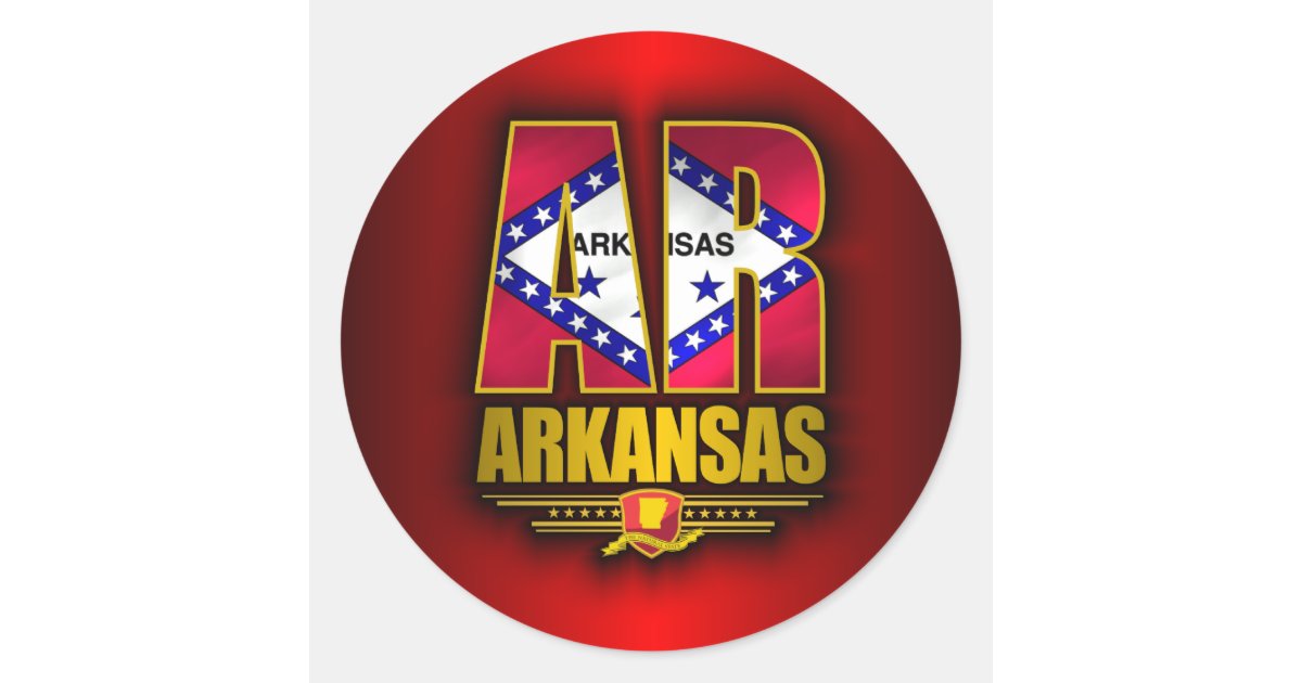 Arkansas (AR) Classic Round Sticker | Zazzle
