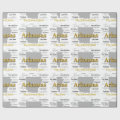 Arkansas Map Silhouette Wrapping Paper | Zazzle