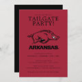 Arkansas Razorbacks Tailgate Party Invitation | Zazzle
