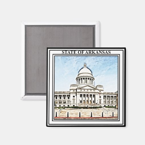Arkansas State Capitol Magnet | Zazzle