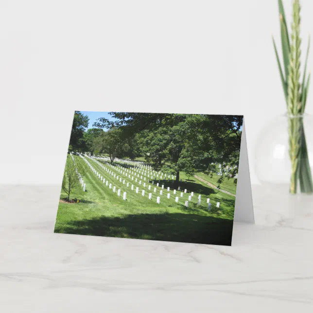 Arlington Cemetery Card | Zazzle