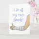 Arm Cast funny I do all my own stunts Card | Zazzle