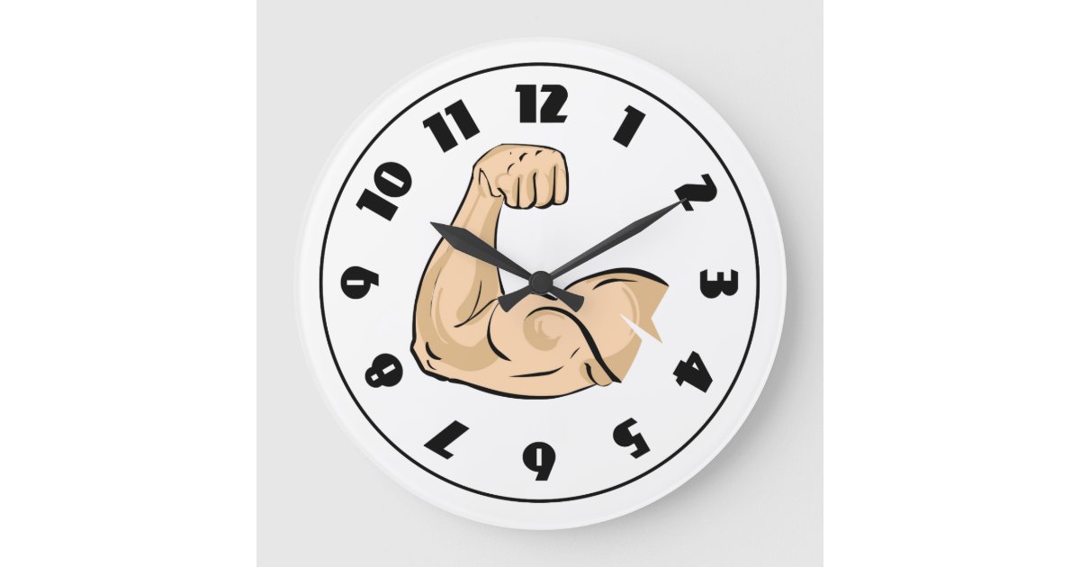 Arm Muscle Clock | Zazzle