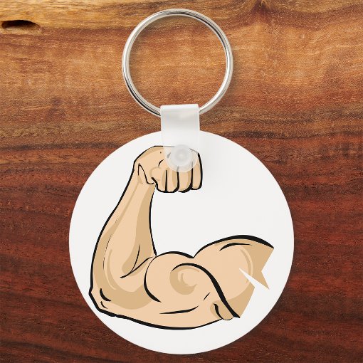 Arm Muscle Keychain | Zazzle