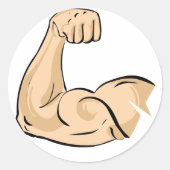 Arm Muscle Stickers | Zazzle