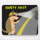 Armadillo Safety First Mousepad | Zazzle