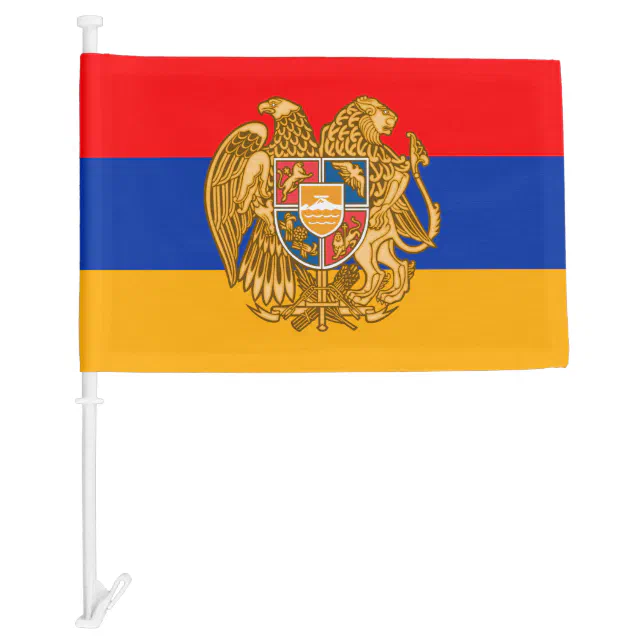 Armenia Car Flag | Zazzle