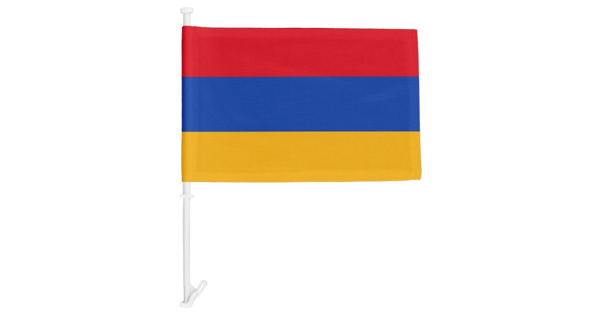 Armenia Car Flag | Zazzle