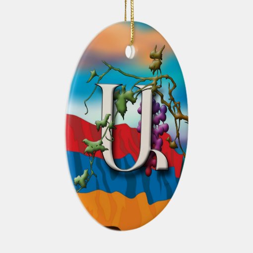 Armenian Alphabet Initials 'Iyp' Ornament | Zazzle