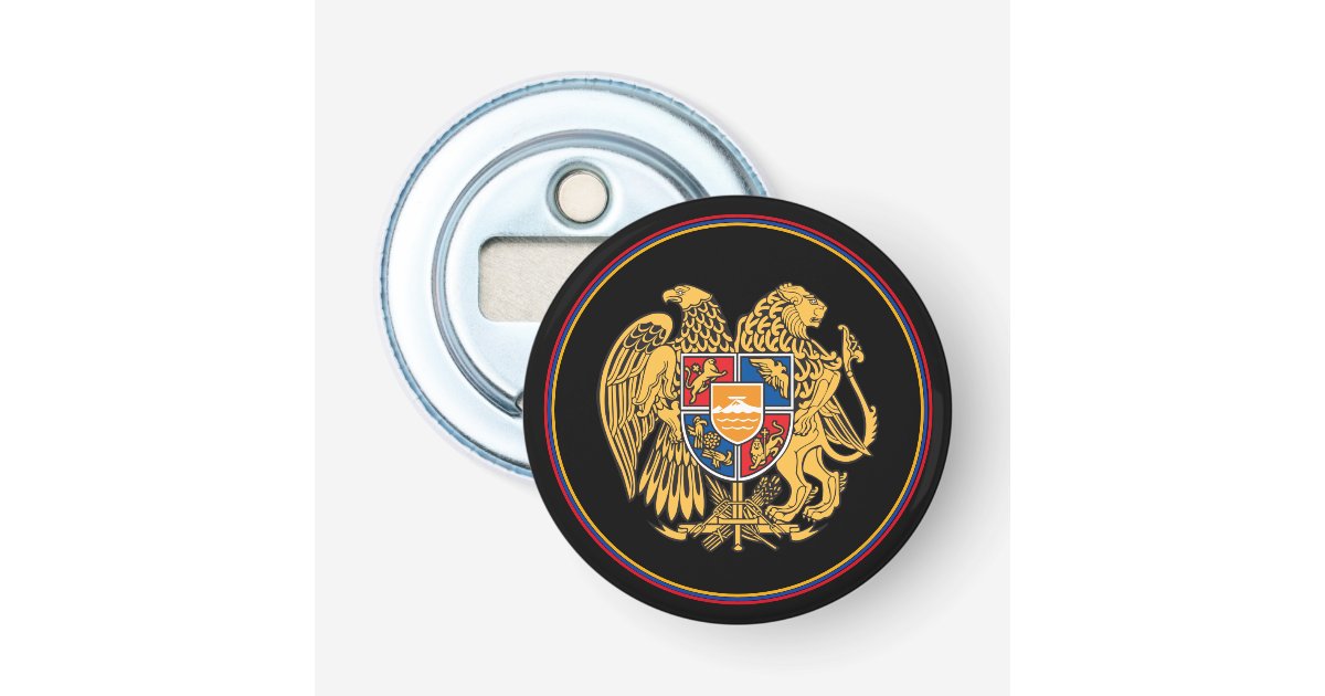 Armenian Flag Bottle Opener, Armenia Emblem /Party Bottle Opener | Zazzle