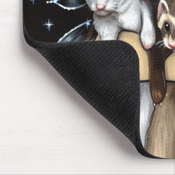 "Armful of Ferrets" Mousepad | Zazzle