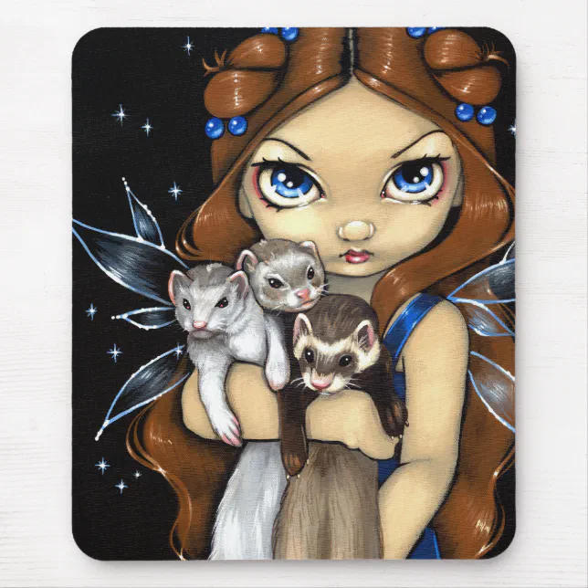 "Armful of Ferrets" Mousepad | Zazzle