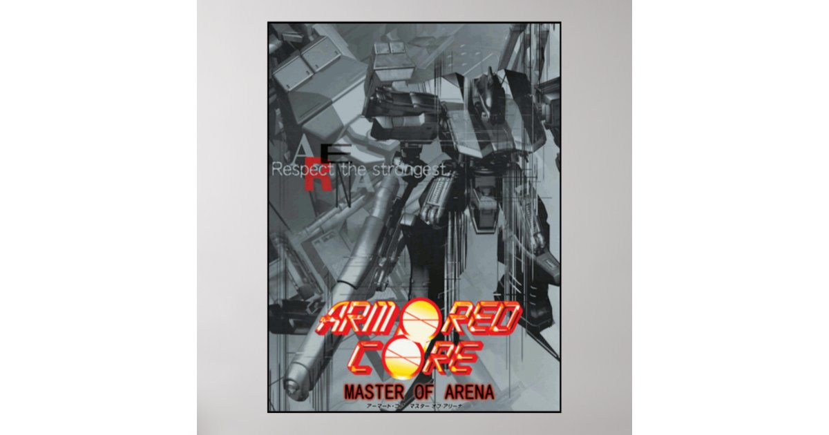 Armored Core Master of the Arena artwork Poster | Zazzle